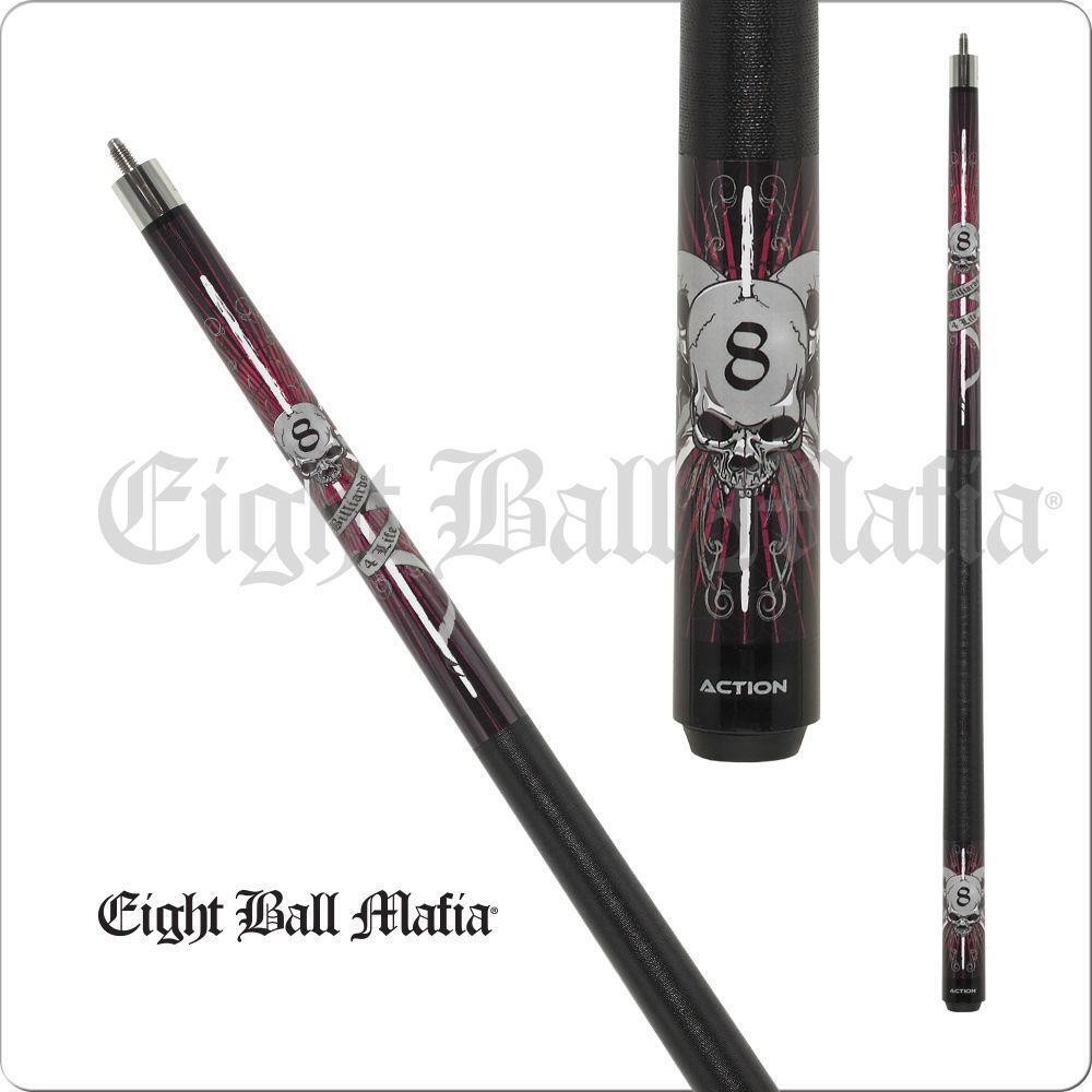 Eight Ball Mafia EBM16 Billiard Pool Cue Stick 19oz Free Shipping ...