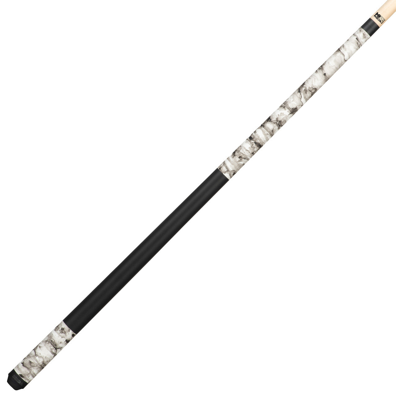 K2 Pool Cue KL101 Matte White, Black Smoke Play Cue W/ K2 LD 12.5MM Sh ...